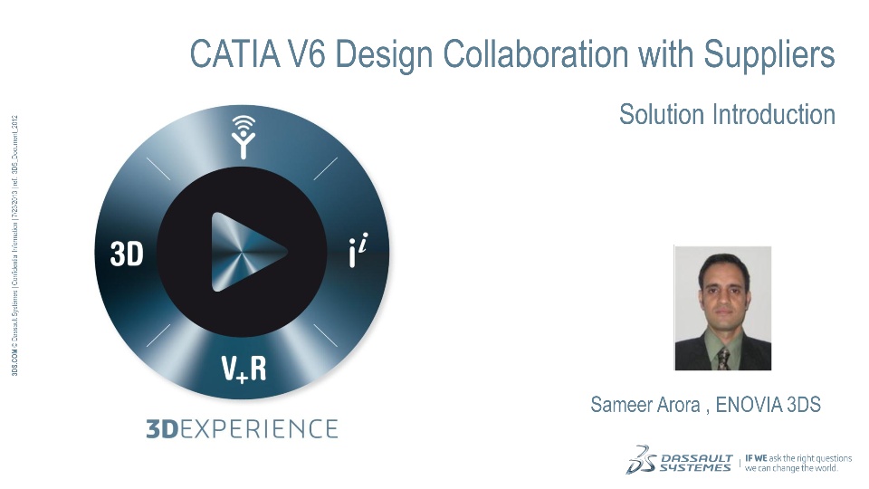 ENOVIA to the Max CATIA V6 Design Collaboration with Suppliers ...