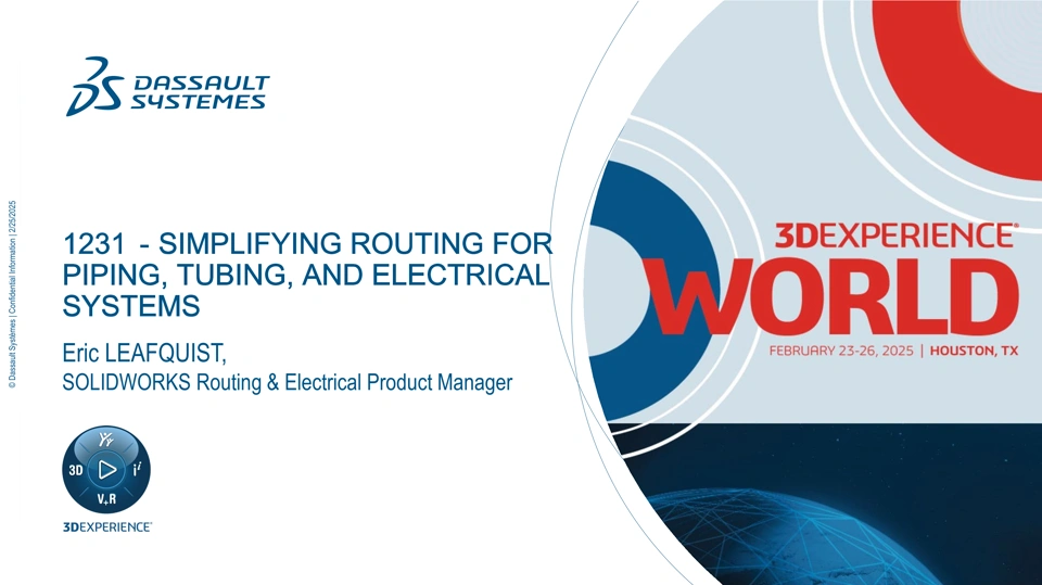 Simplifying Routing for Piping Tubing and Electrical Systems | Dassault ...
