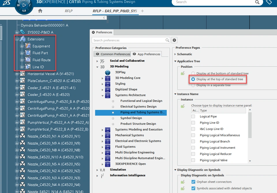 Me Preferences Fluid Schematic | Dassault Systèmes®