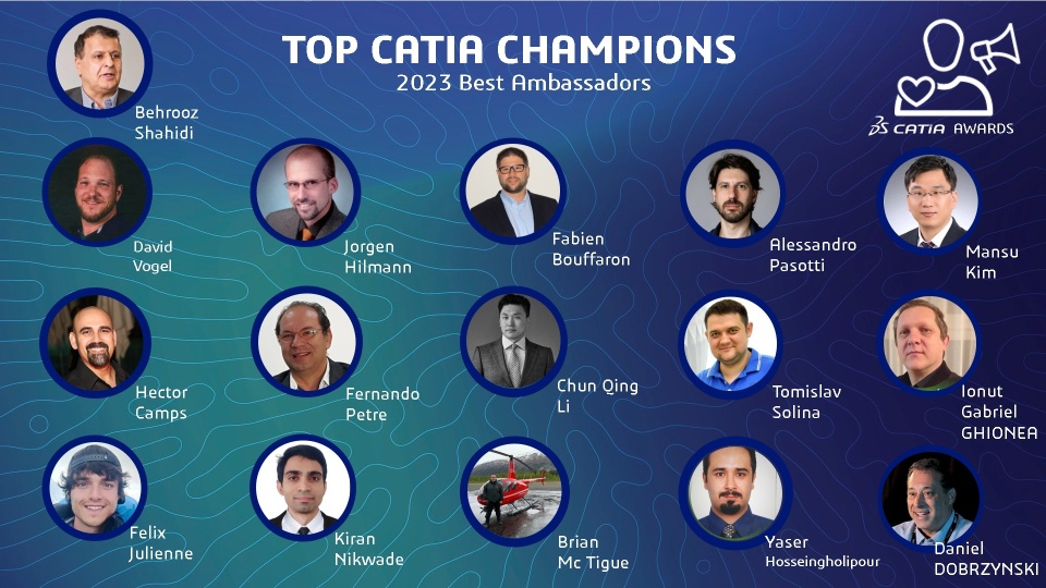 Celebrating the CATIA Champion Awards Winners | Dassault Systèmes®