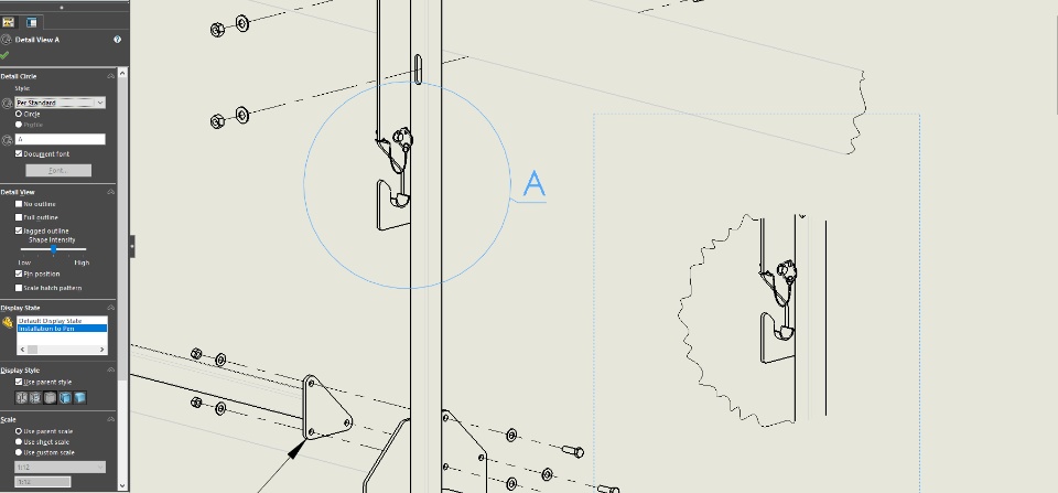 Jagged outline in Detail View drawn wrong or not at all | Dassault ...