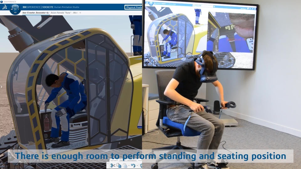 R2022x Full body VR human incarnation | Dassault Systèmes®