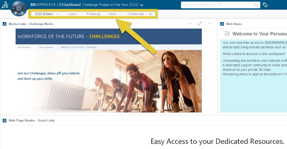 Exploring Your Challenge Dashboard | Dassault Systèmes®