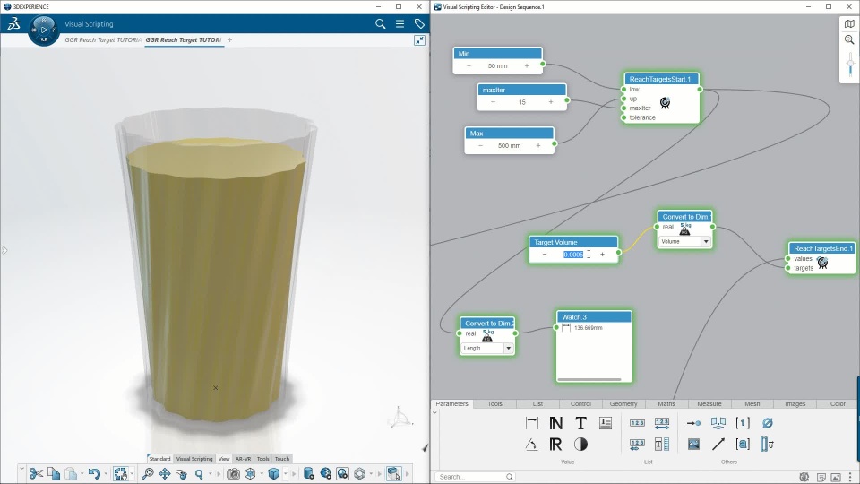 How to find the proper inputs for specific targets CATIA Visual ...