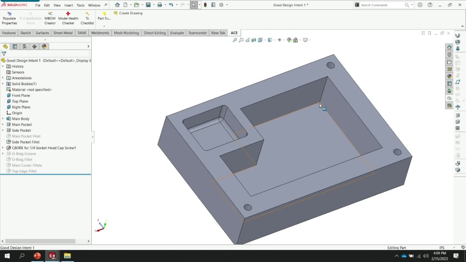 Solidifying Your SOLIDWORKS Design Intent IC686200 | Dassault Systèmes®