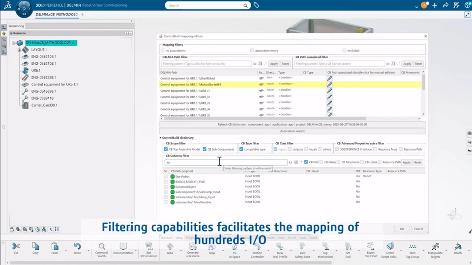 DELMIA Robotics Virtual Commissioning Analyst | Dassault Systèmes®