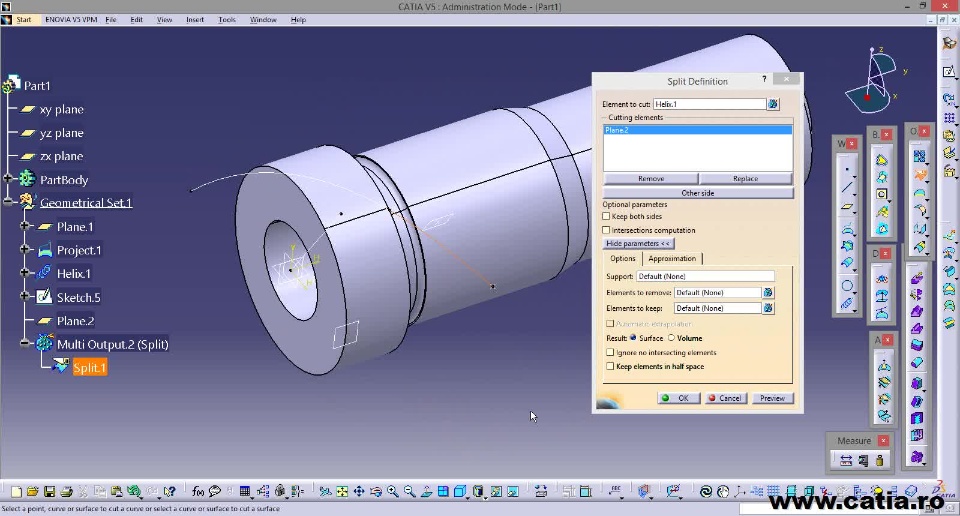 How to create an axle type part CATIA V5 | Dassault Systèmes®