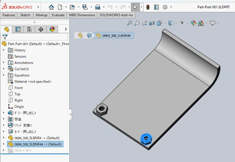 How to create an MBOM for an SLDPRT that contains parts within parts ...