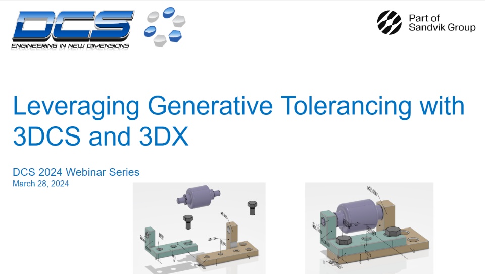 Leveraging Generative Tolerancing with 3DCS and 3DEXPERIENCE | Dassault Systèmes®