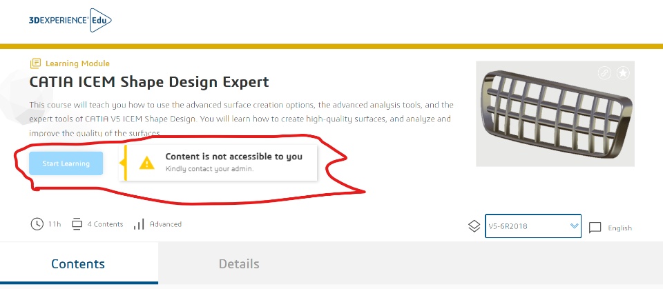 Learning resources support request for ICEM Class A automotive surface ...