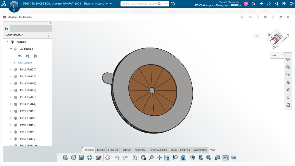 Elegance in Motion The Iris Mechanism Revealed in SolidWorks 3D ...