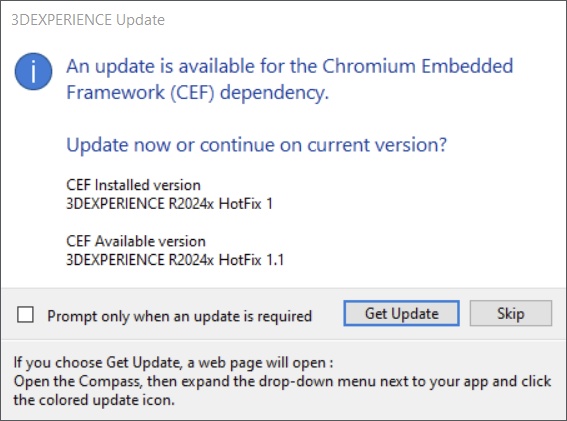 Chromium Embedded Framework Dassault Systèmes® 