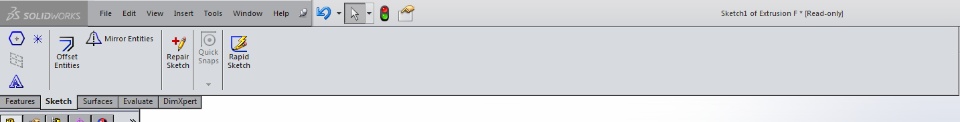 Solidworks 2015 sketch toolbar is missing commands | Dassault Systèmes®