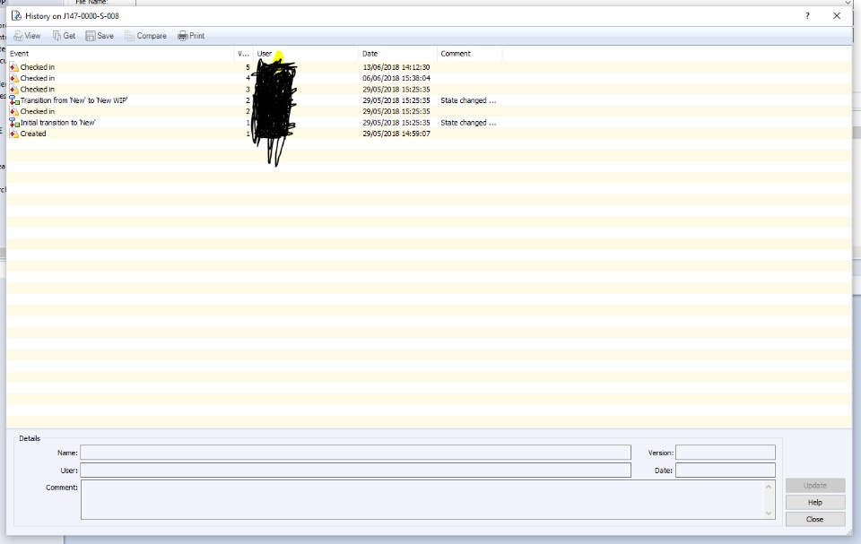 PDM file history | Dassault Systèmes®