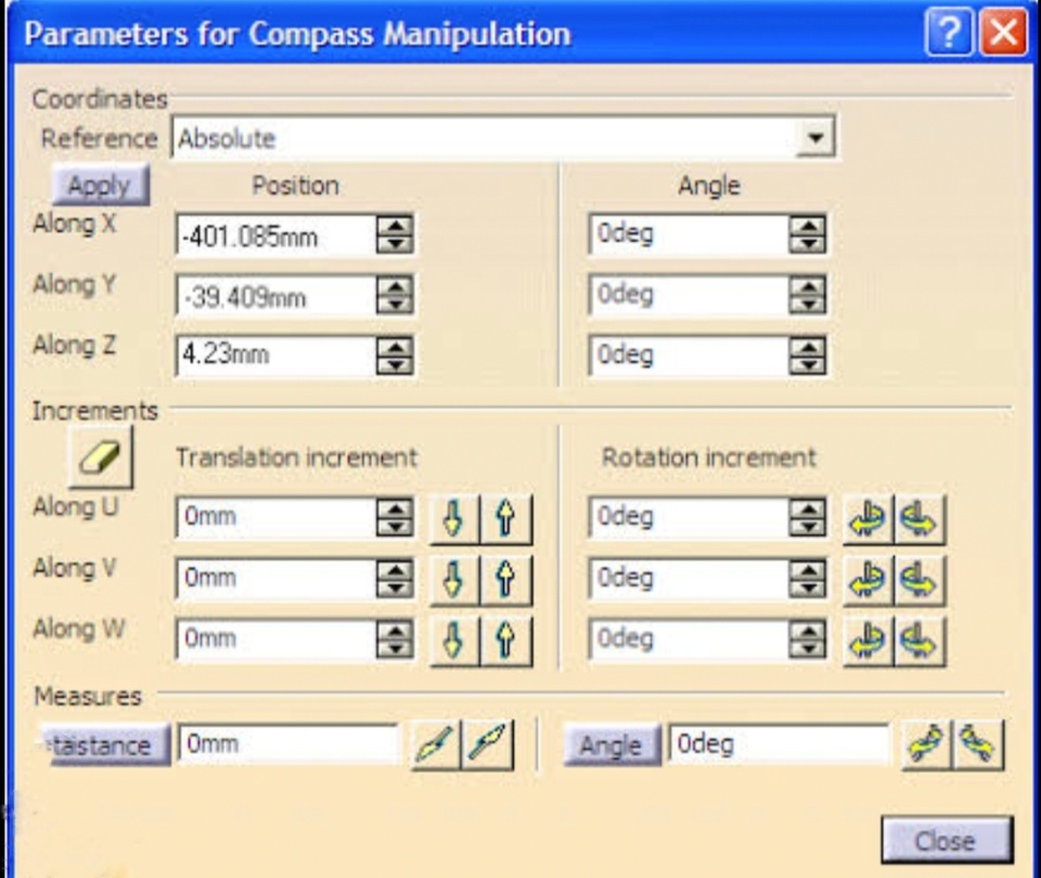 Is their any way to make Parameters for Compass Manipulation values ...