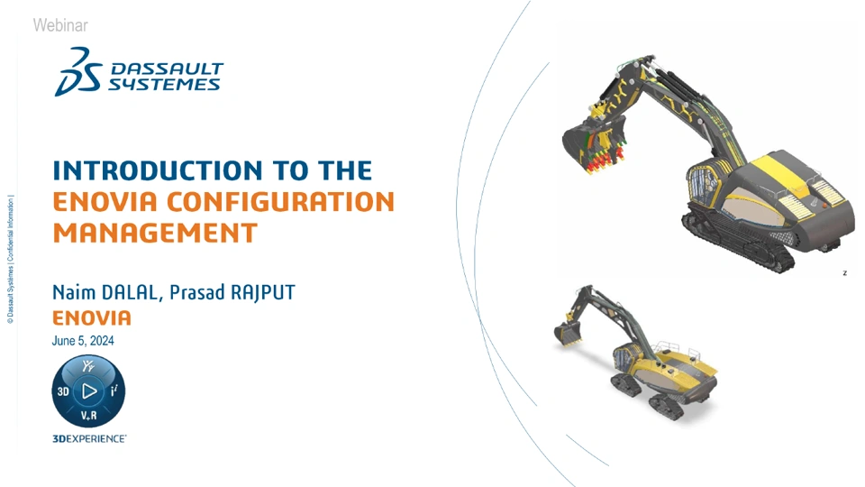 ENOVIA Configuration Management PDM CFG Webinar Replay | Dassault Systèmes®