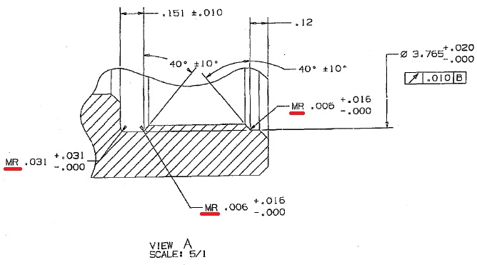 Radius dimension with MR in front what does it mean | Dassault Systèmes®