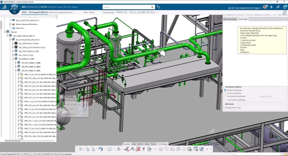 CATIA Building and Civil 3D MEP Designer | Dassault Systèmes®