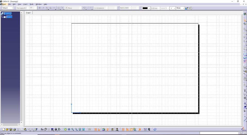 Open New Drawing With User Template | Dassault Systèmes®