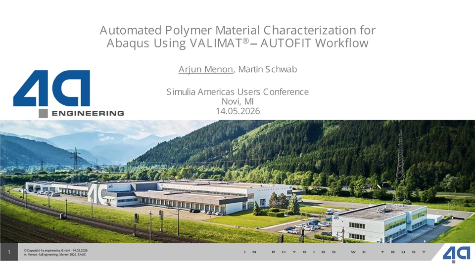 4A Engineering GmbH Automated Polymer Material Characterization for ...