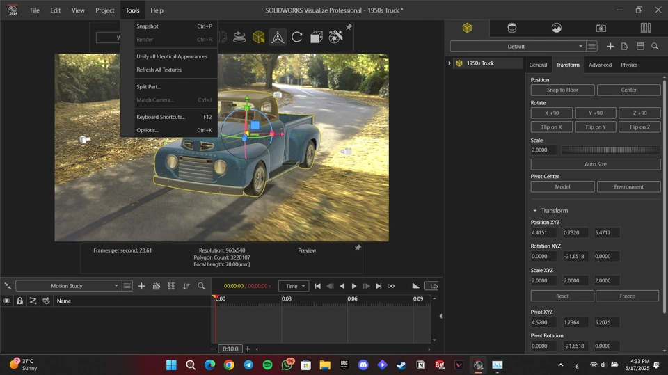 Can t Render in SOLIDWORKS Visualize 2024 | Dassault Systèmes®